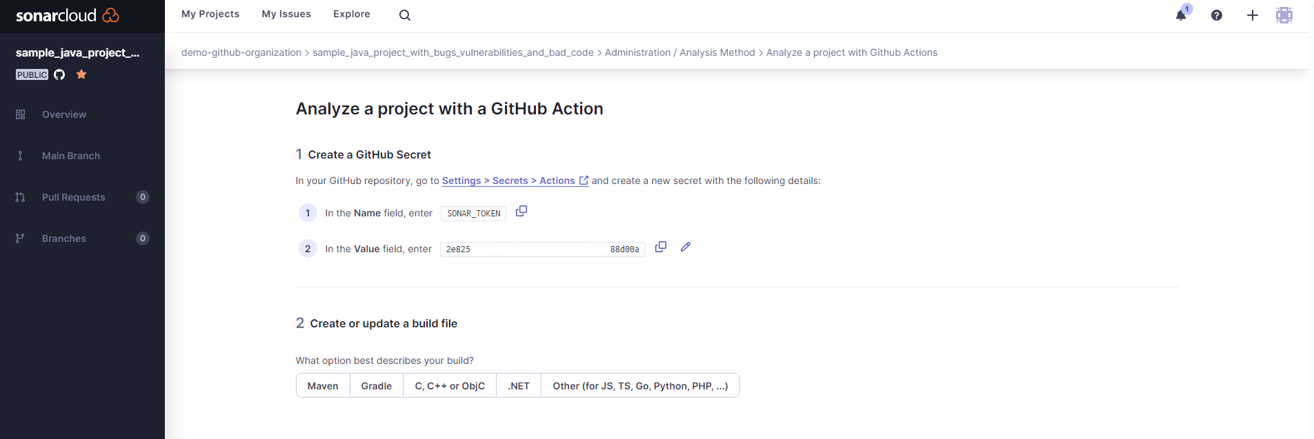 Java Code Static Analysis With SonarCloud : A Step-by-Step Guide | Sonar